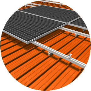 Stehfalz- und Kalzipklemmen PV-Montagesystem DICONAL®